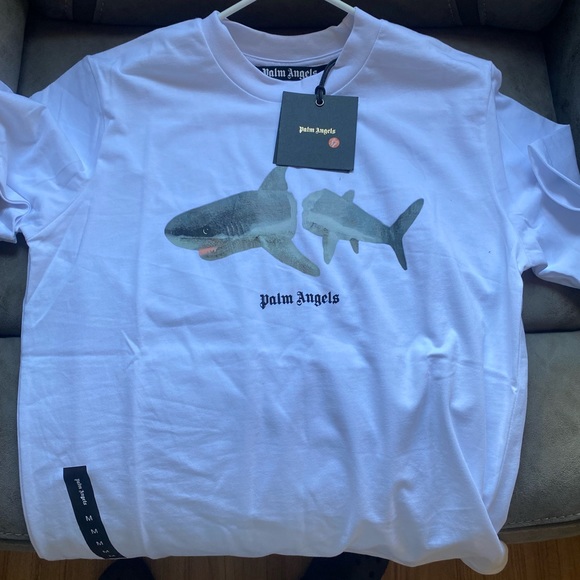 Palm Angels | Shirts | Palm Angles Shark Tee | Poshmark